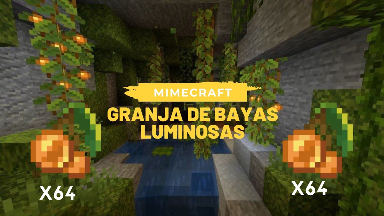 Granja De Bayas Resplandecientes Minecraft Bedrock 1. 17. 02 - YouTube