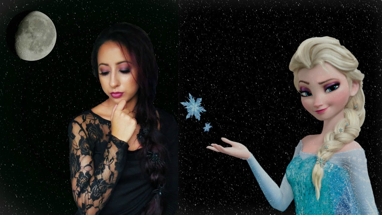 Evil Elsa Halloween Tutorial - YouTube