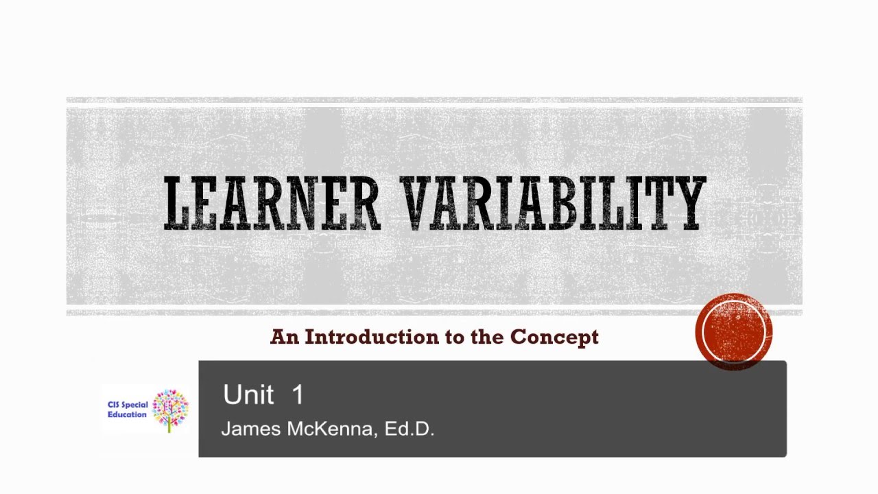 learner variability - YouTube