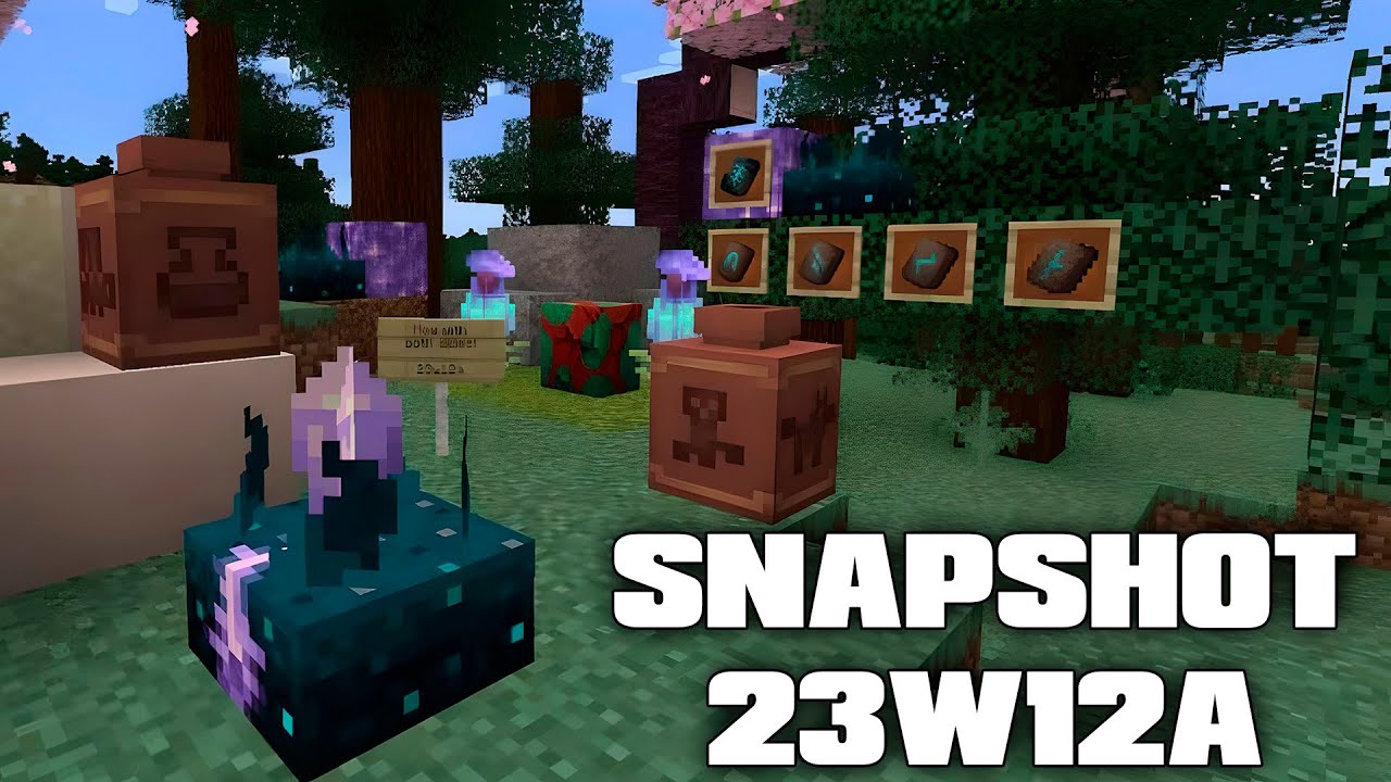 SNAPSHOT 23w12a MINECRAFT 1.20 СНАПШОТ МАЙНКРАФТ 1.20 - YouTube