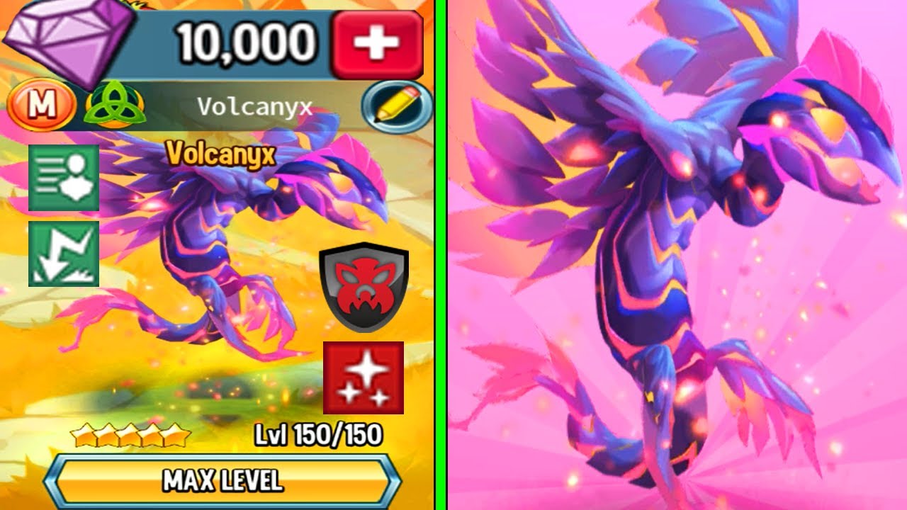 Monster Legends VOLCANYX level 150 Review!!!🥵Hater Bounty Hunt monster ...