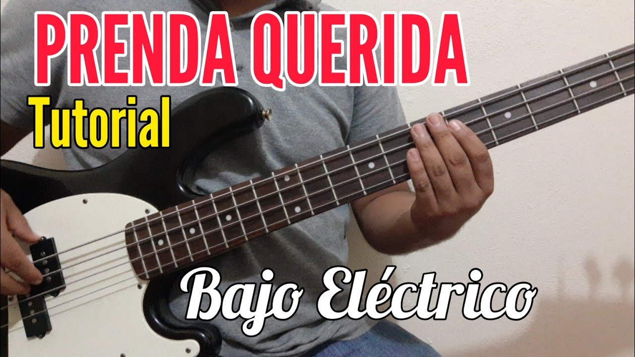 Prenda Querida - Tutorial Bajo Eléctrico - YouTube