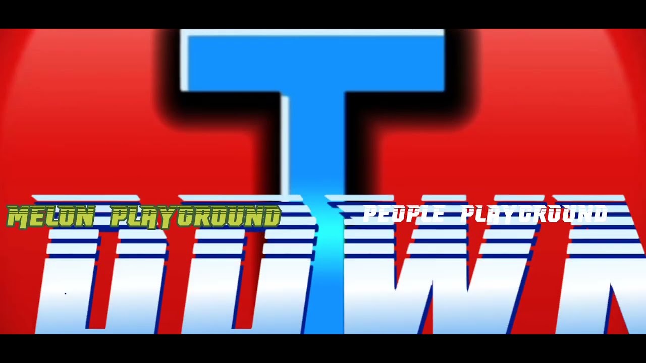 Melon playground VS people playground falling down the stairs - YouTube