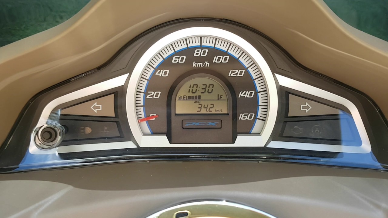 Honda PCX 2017 DLX marrom detalhes - YouTube