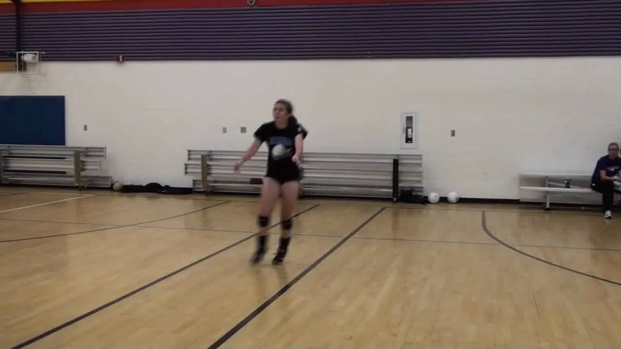 Elizabeth Rauch Volleyball Skills - July 2009 - YouTube