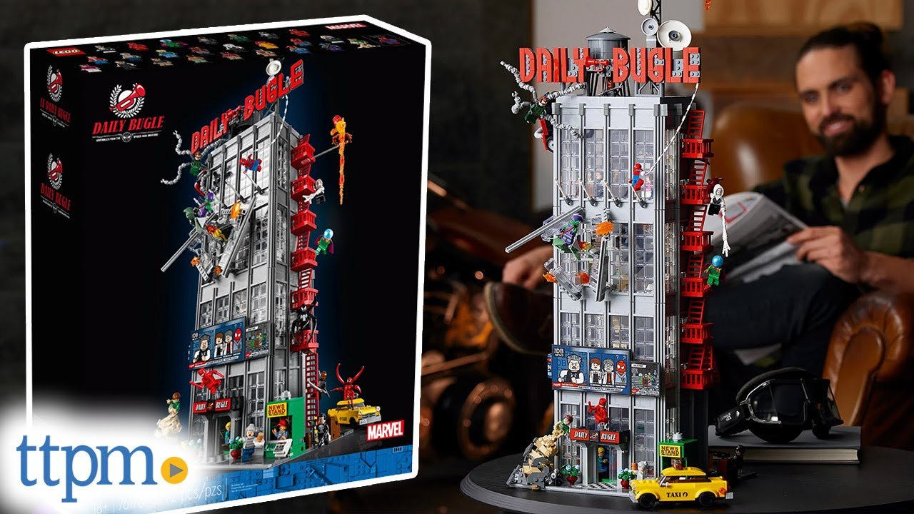 LEGO Daily Bugle - Marvel Spider-Man Set Review | TTPM Toy Reviews ...