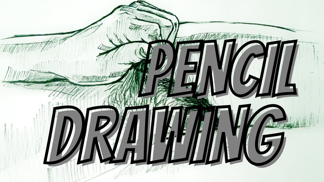 Practice drawing finger and hair | Pencil Drawing Technique | 8X speed ...