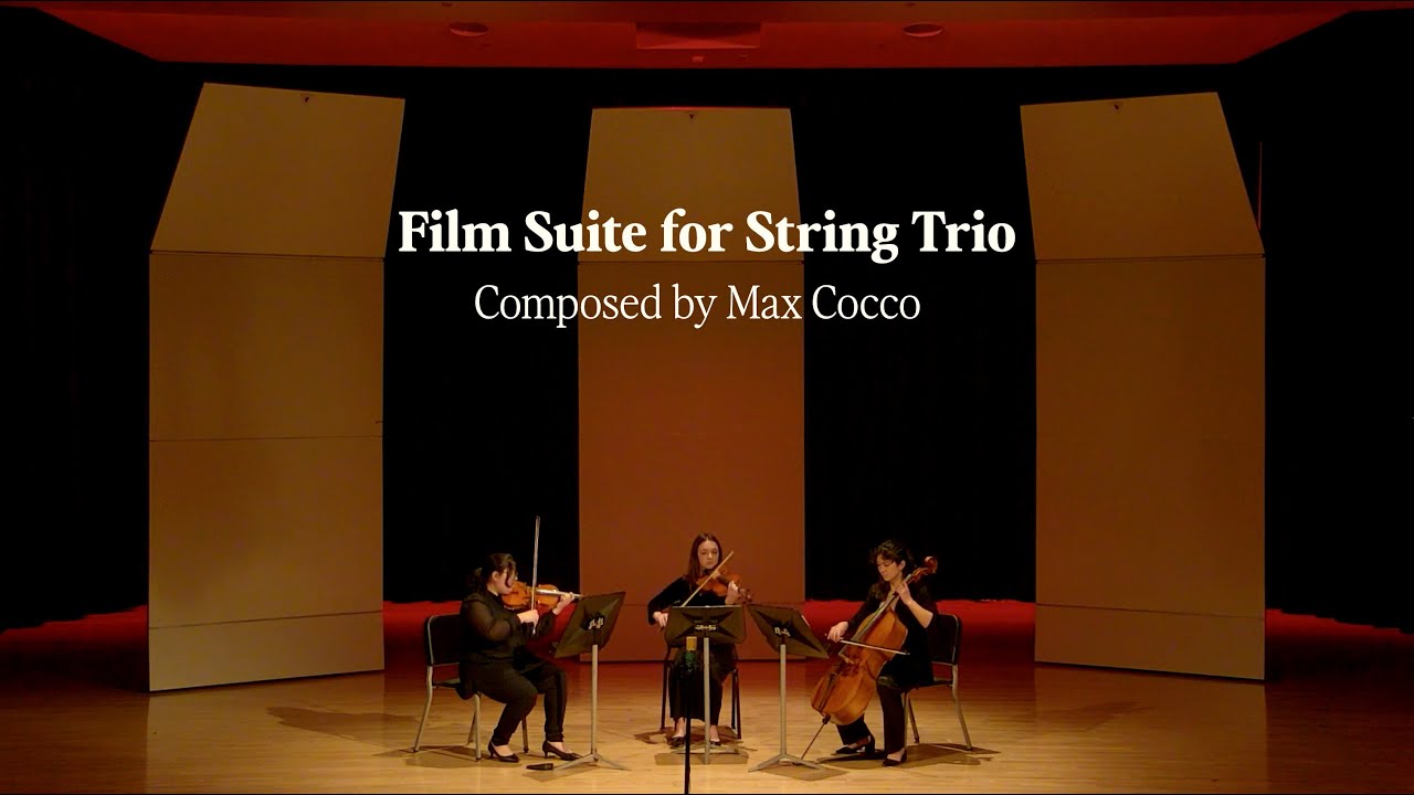 Film Suite for String Trio by Max Cocco - YouTube