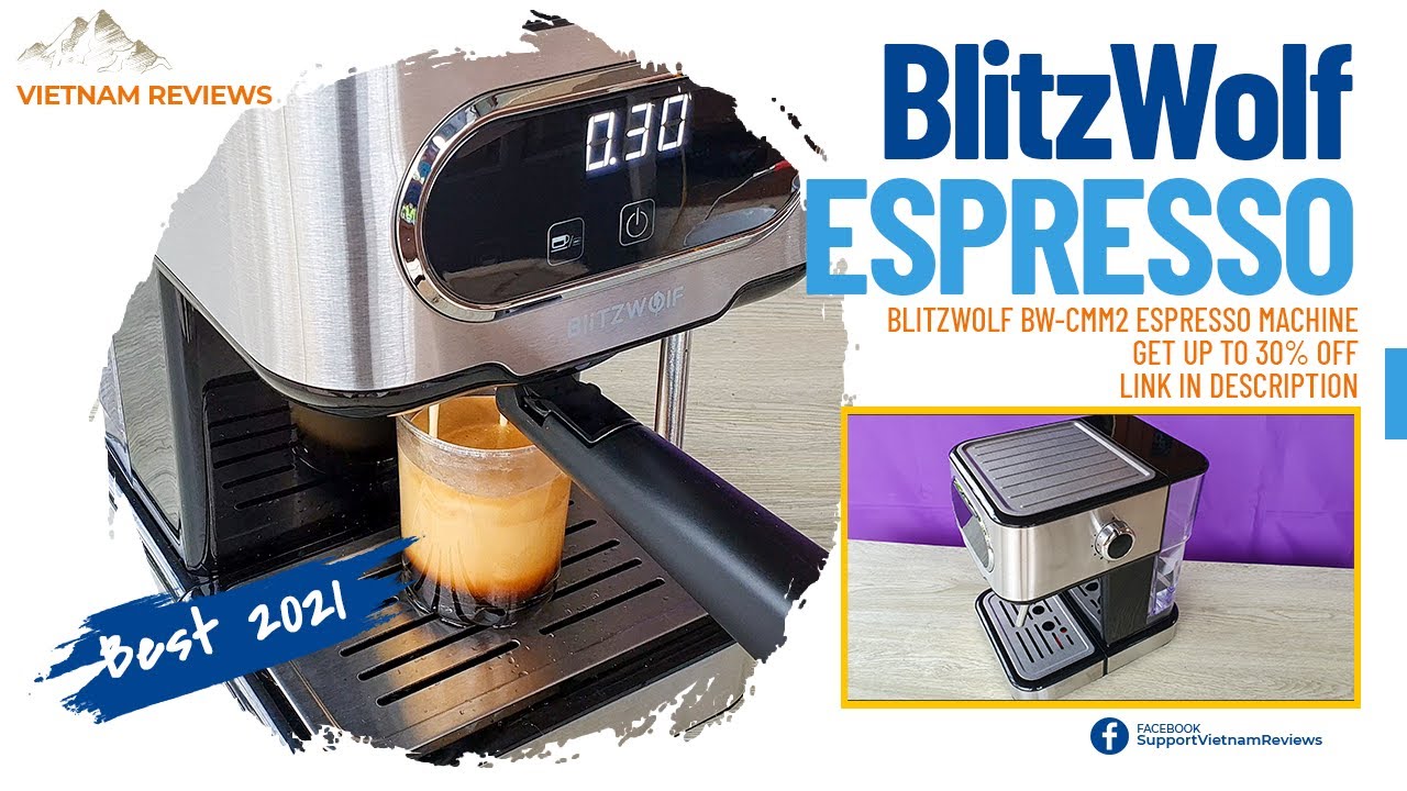 BlitzWolf BW-CMM2 Espresso Machine - Best Value 2021 - YouTube