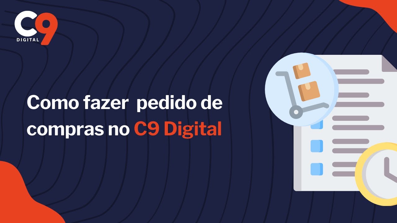 Como realizar um pedido de compras no C9 Digital - YouTube