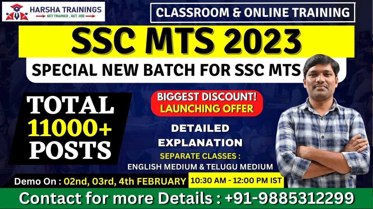 Special New Batch for SSC MTS || SSC MTS-2023 || SSC MTS Tutorial || #sscmtsmathsclasses # ...