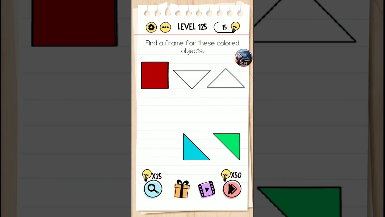 brain test level 125 - YouTube