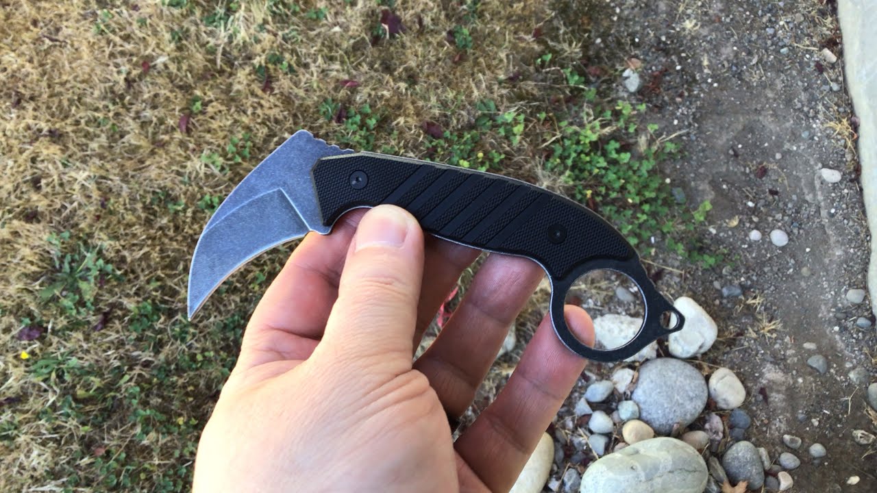 Canku C1132 Fixed Blade Karambit - YouTube