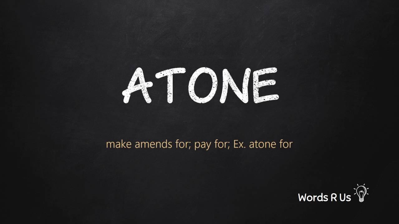 How to Pronounce ATONE in American English - YouTube