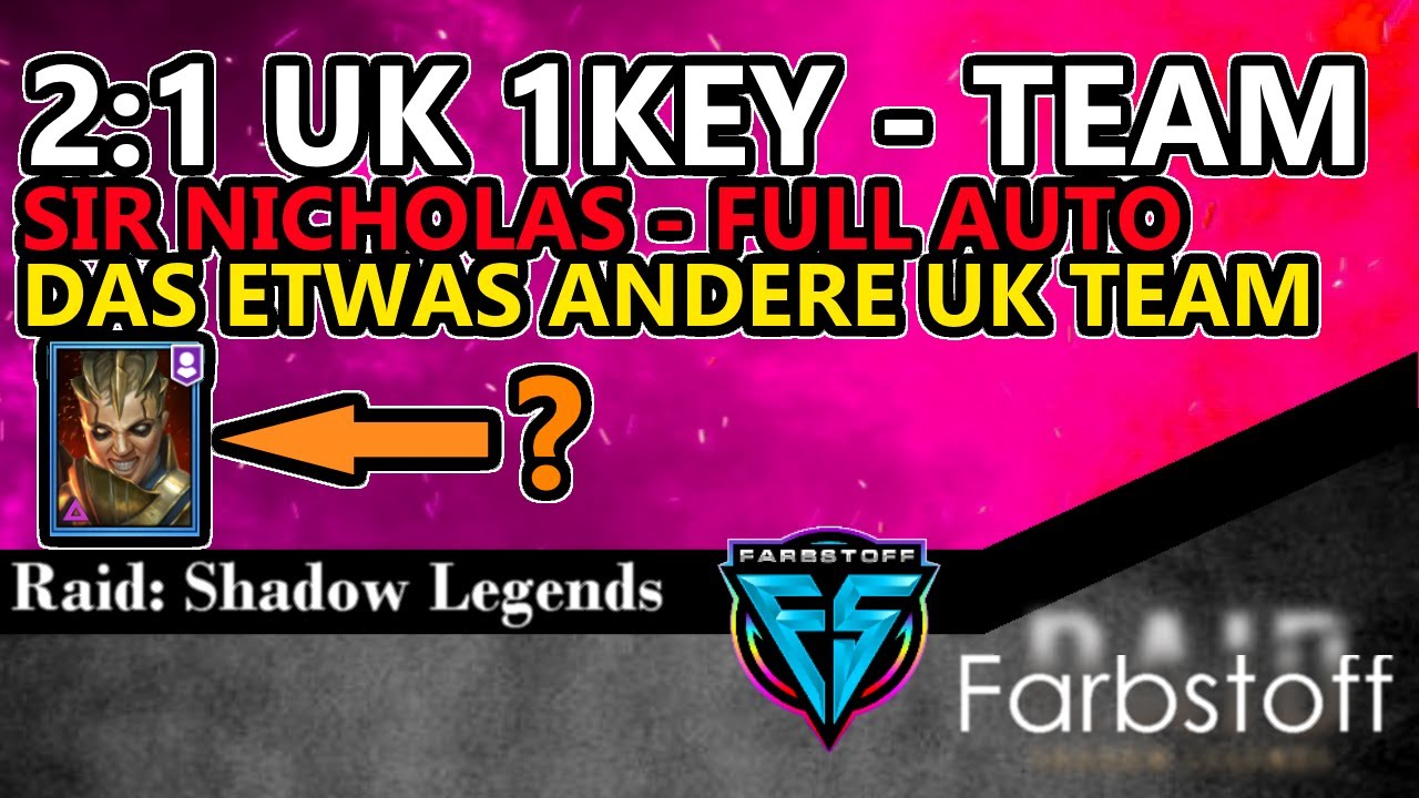 Raid: Shadow Legends - 2:1 Rotation mit Sir Nicholas - Full Auto - 1 ...
