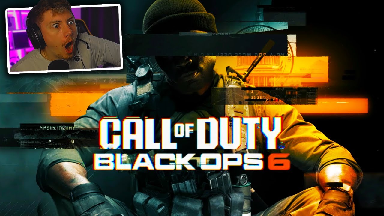 BLACK OPS 6 REVEAL TRAILER LIVE REACTION!😮 - YouTube