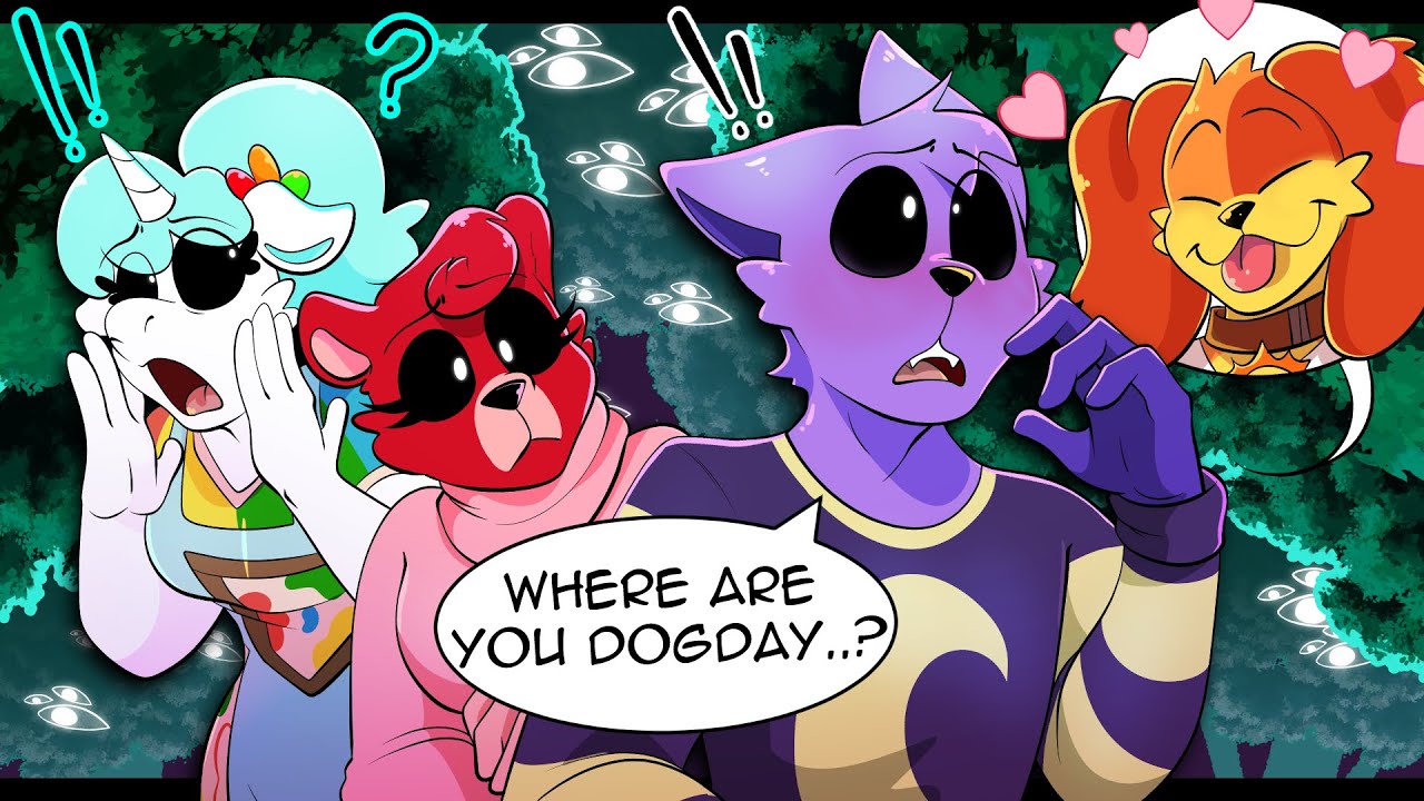 DogDay X CatNap & CraftyCorn's Missing Love | Poppy Playtime Chapter 3┃Comic Dub - YouTube