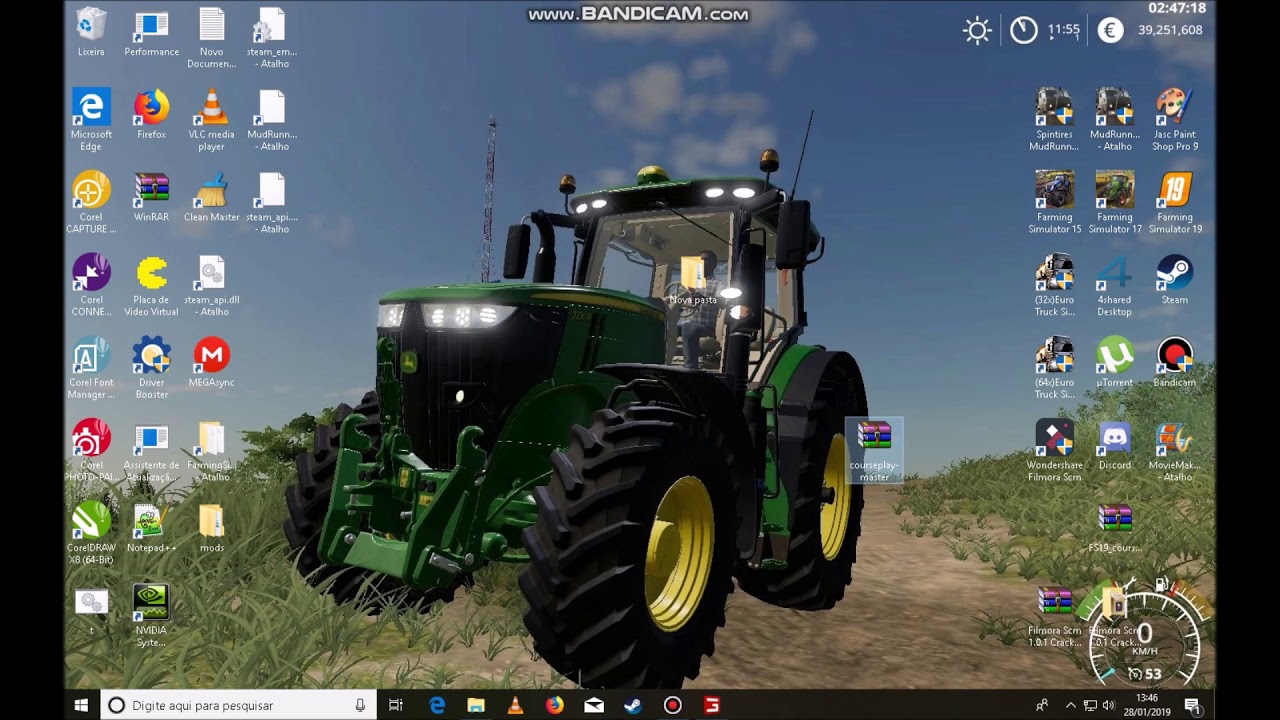 como instalar courseplay fs19 - YouTube