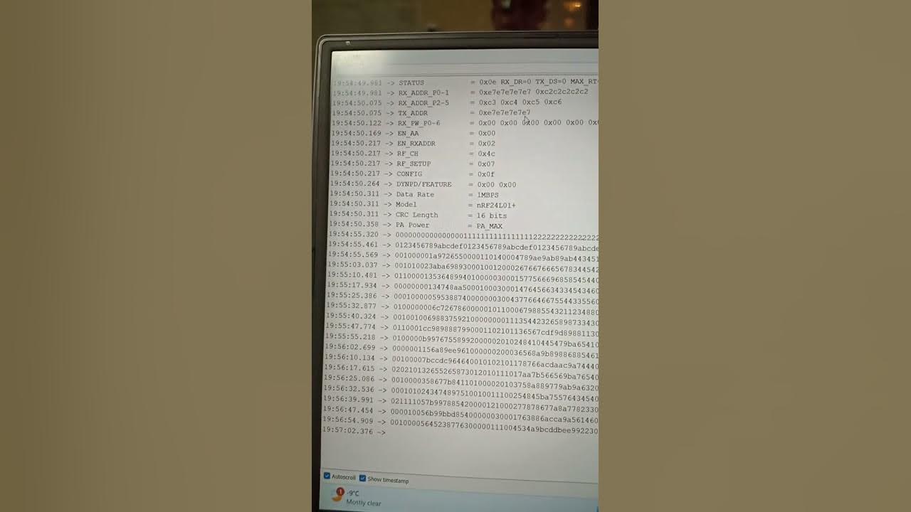 A Program To See If Your Connection To Nrf24 Is Correct And Scanning