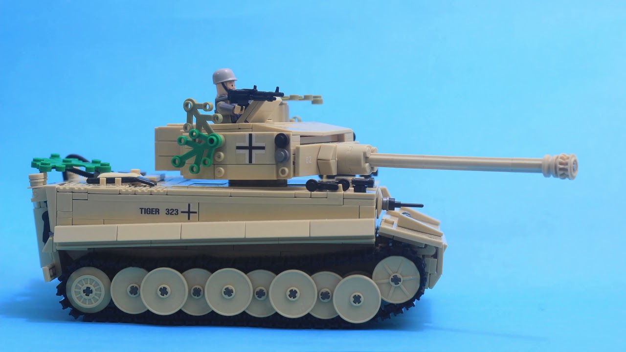 Tiger Tank: Fury in Lego - YouTube