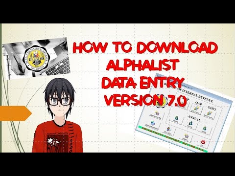 Pinaslife 045 | How to download BIR Alphalist Data Entry Version 7.0 ...
