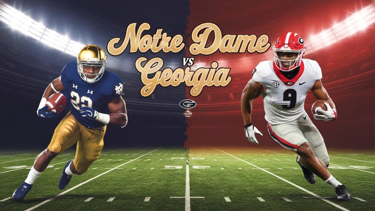 Notre dame vs Georgia - YouTube
