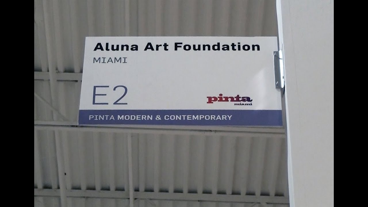 Aluna Art Foundation @ Pinta Miami 2015 - YouTube
