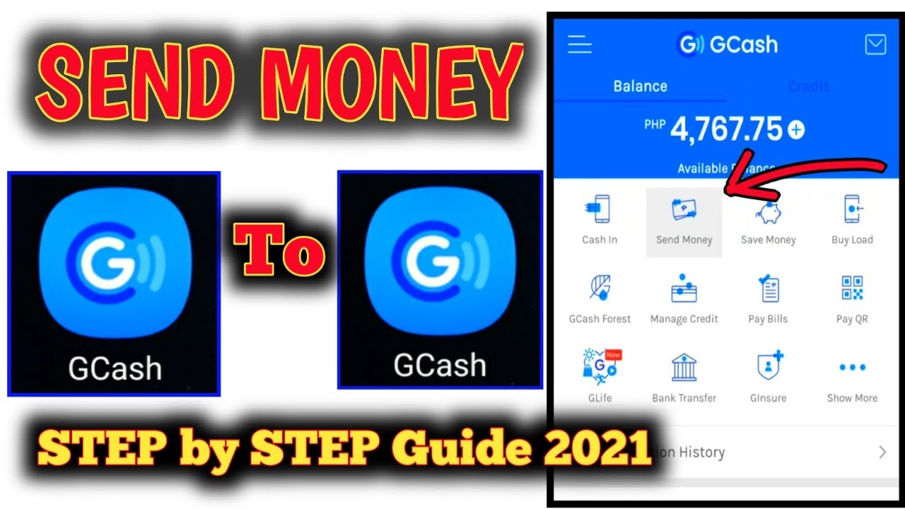 How to Send Money from GCash to GCash l Transfer Money ( Tagalog ...