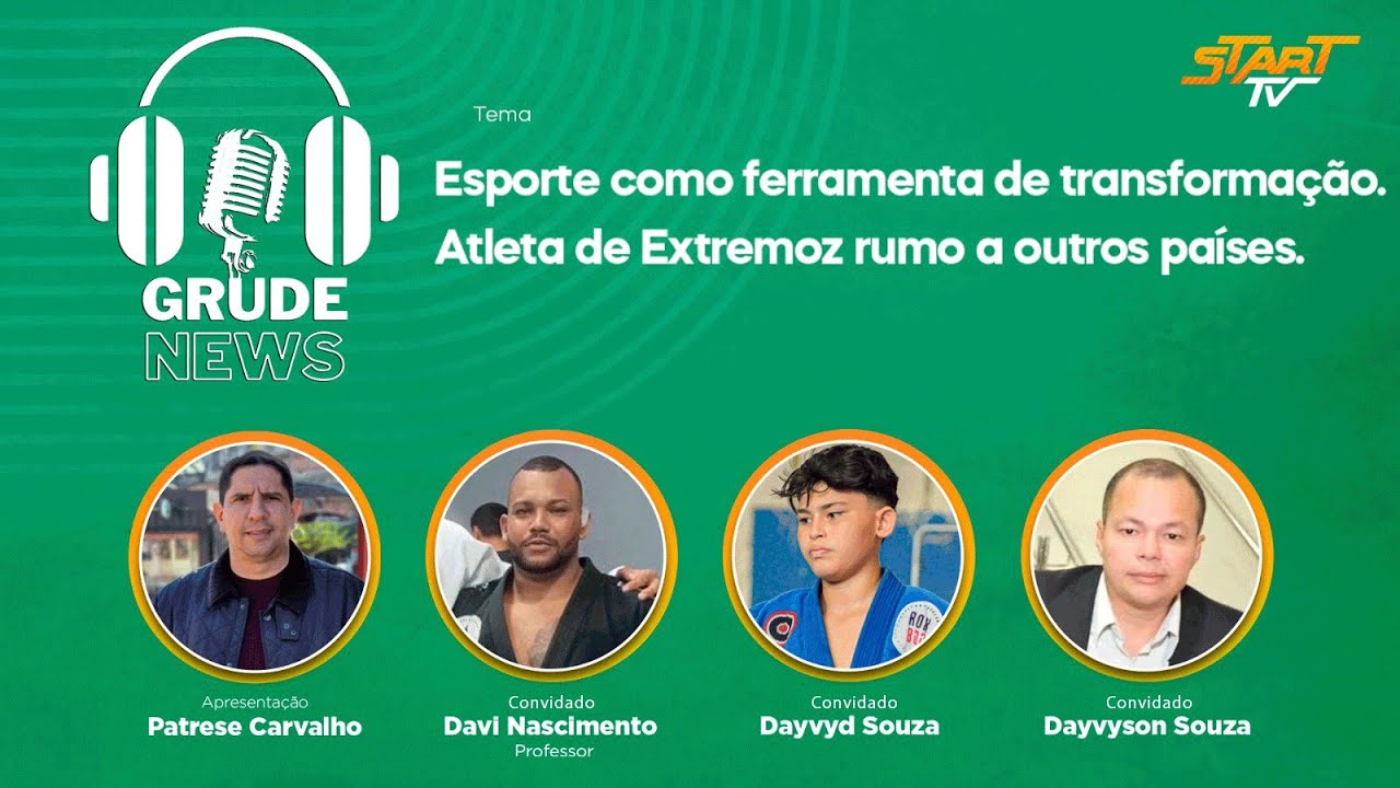 Grude News - Esporte como ferramenta de transformação. Atleta de ...