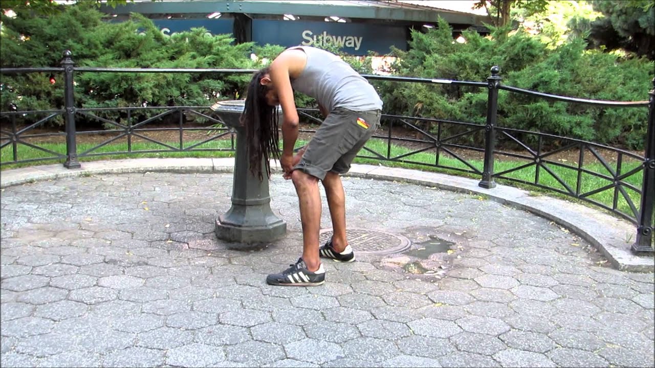Man "On the Nod" in Union Square, NYC - YouTube