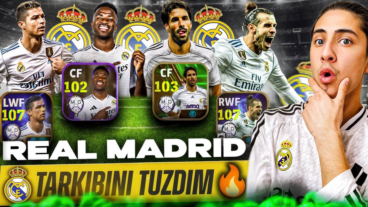 EFOOTBALL 2025DA REAL MADRID TARKIBINI TUZDIM🔥 # ...