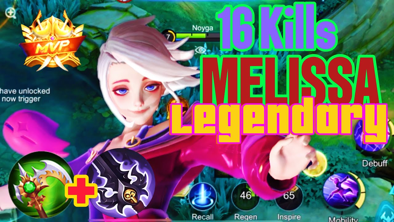 16 KILLS + MANIAC LEGENDARY MELISSA -Mythic Journey | MLBB - YouTube