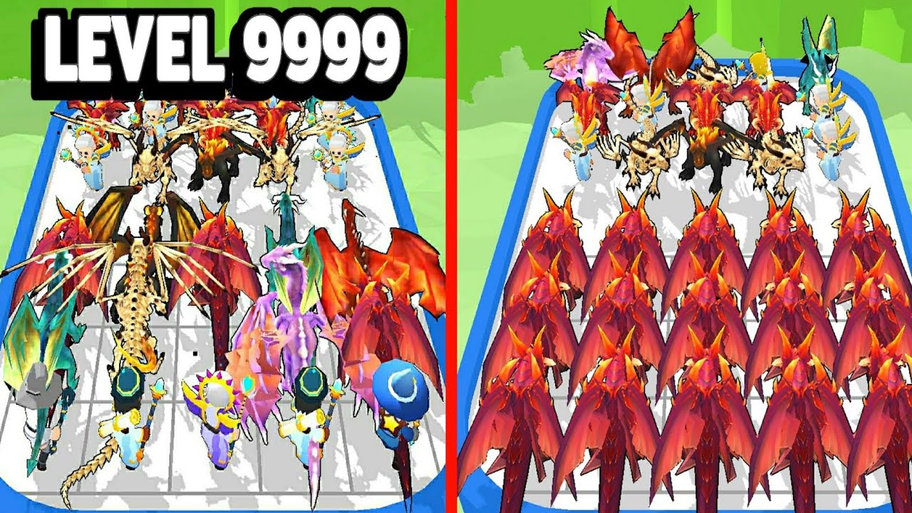 Max Level In Merge Battle 3D: Dragon Fight All Dragons And Warriors ...