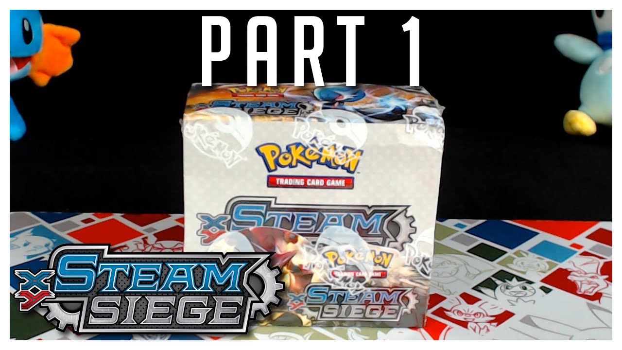 Steam Siege Booster Box Unboxing (Part 1) - Pokémon TCG - YouTube