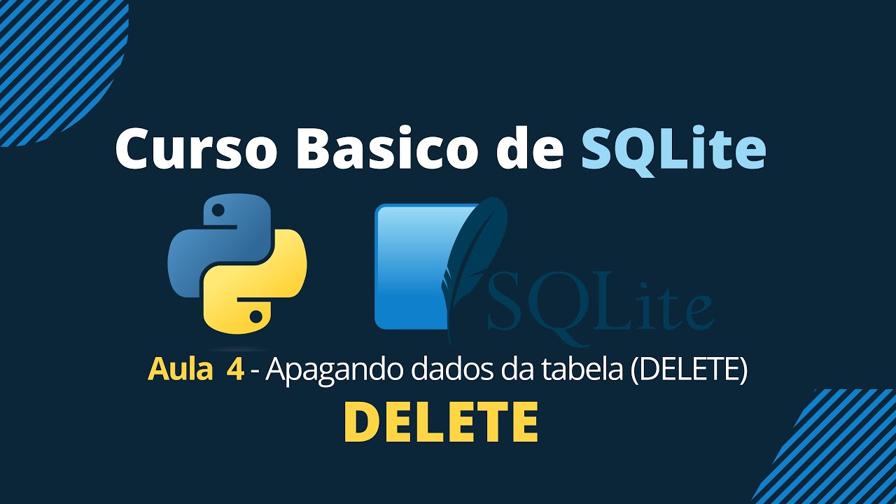 05 DELETE - CRUD || Curso de Banco de Dados || #Python #SQLite3 - YouTube