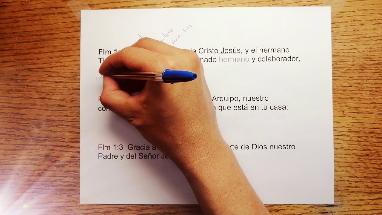 Estudio de Filemón 1:1-3 - YouTube