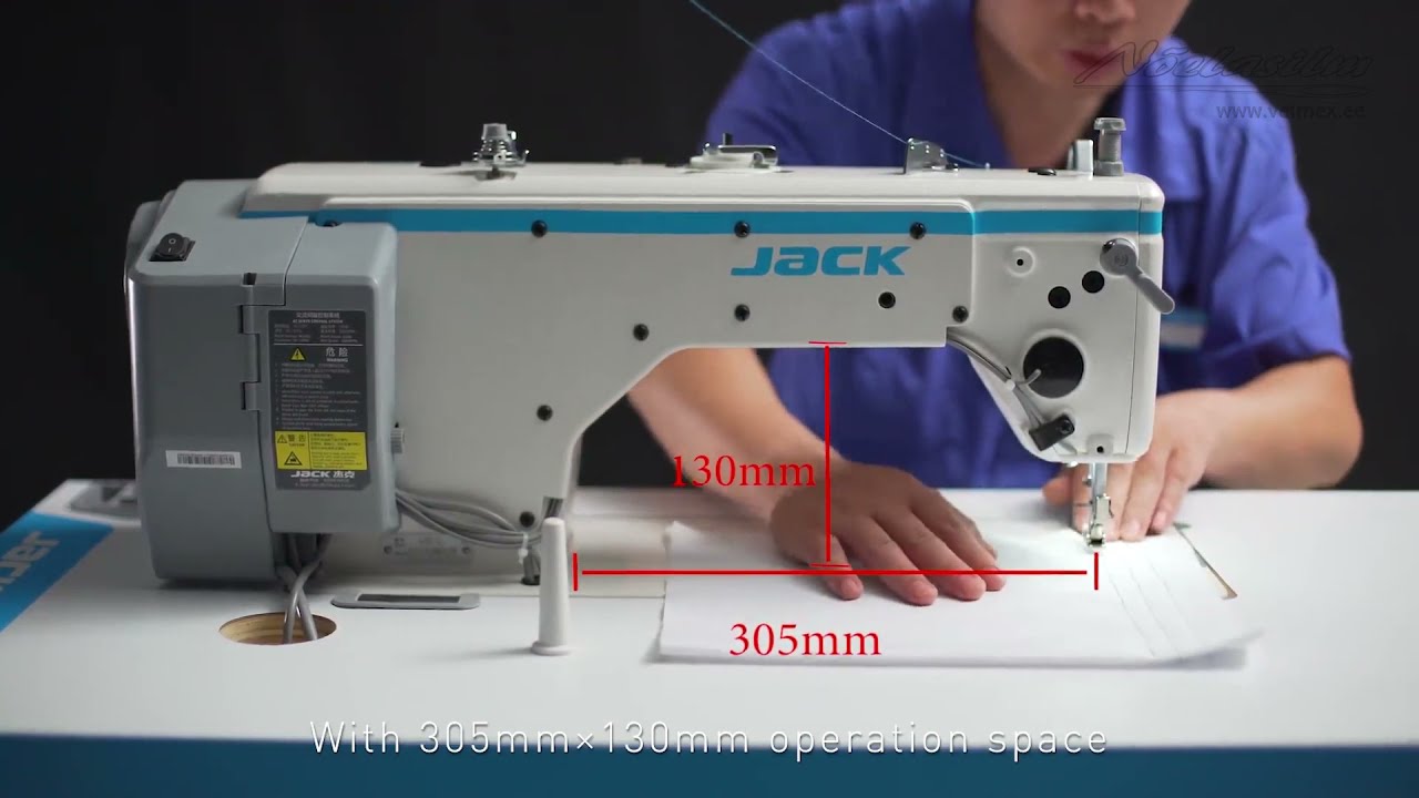 Jack A5E Q tööstuslik õmblusmasin - veimex ee - Industrial sewing machine Jack A5E Q - YouTube