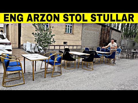 ENG ARZON NARXDA STOL STULLAR MEXMONXONA OSHXONA KAFE RESTARAN VA TO’YXONALAR UCHUN STOL STULLAR
