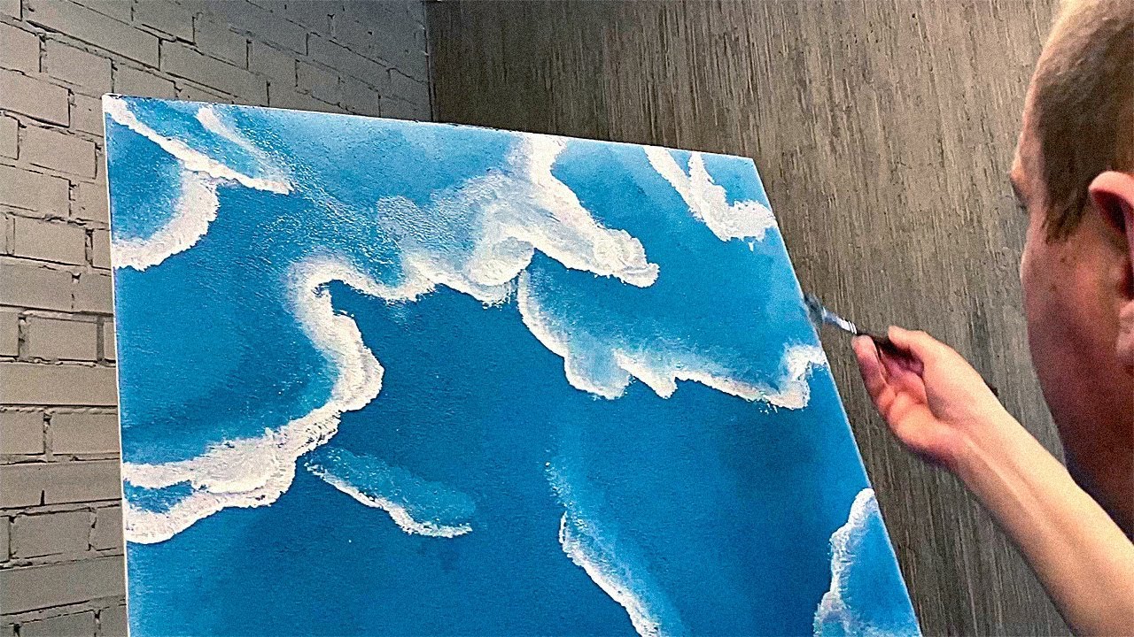 Clouds of Decorative Plaster | With Your Own Hands | Nicely - YouTube