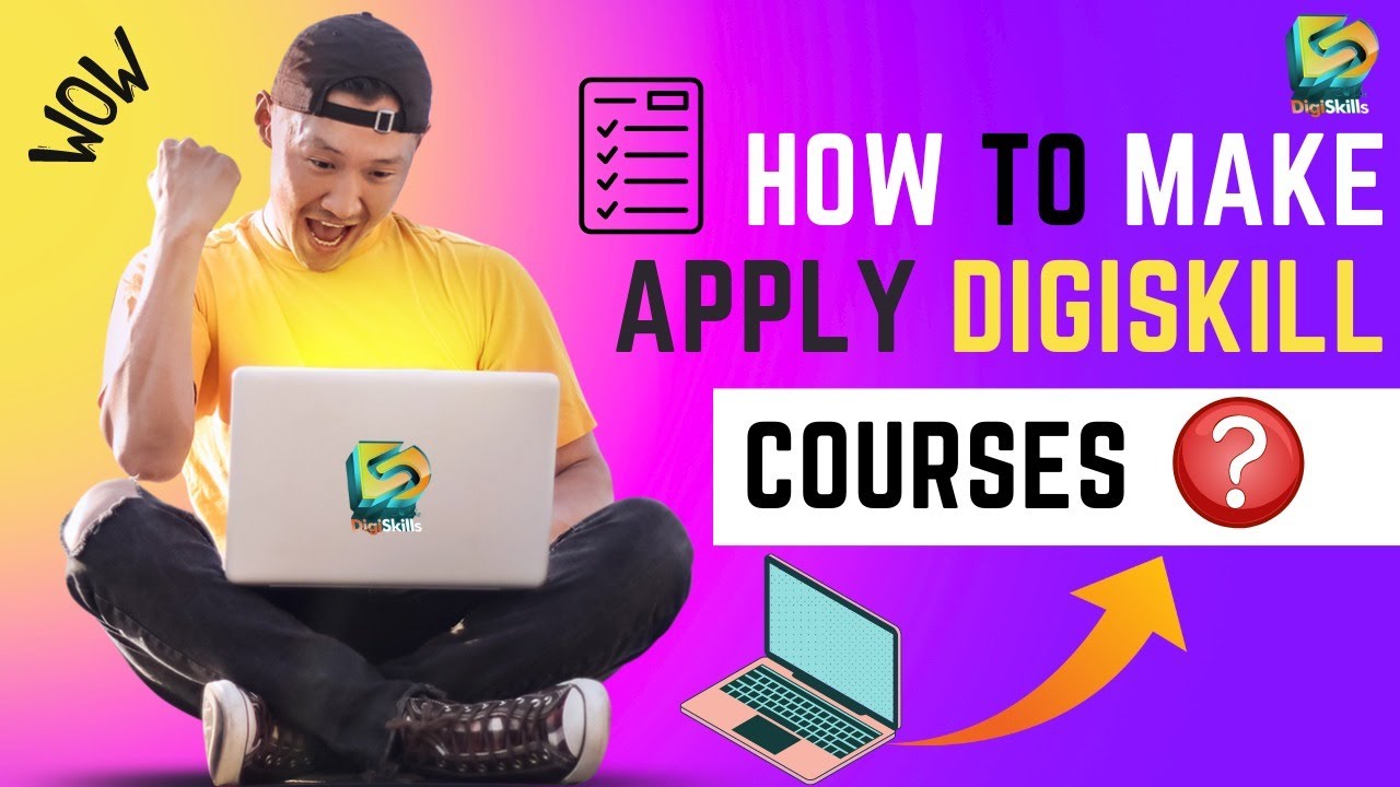 How to make apply Digiskills courses - YouTube