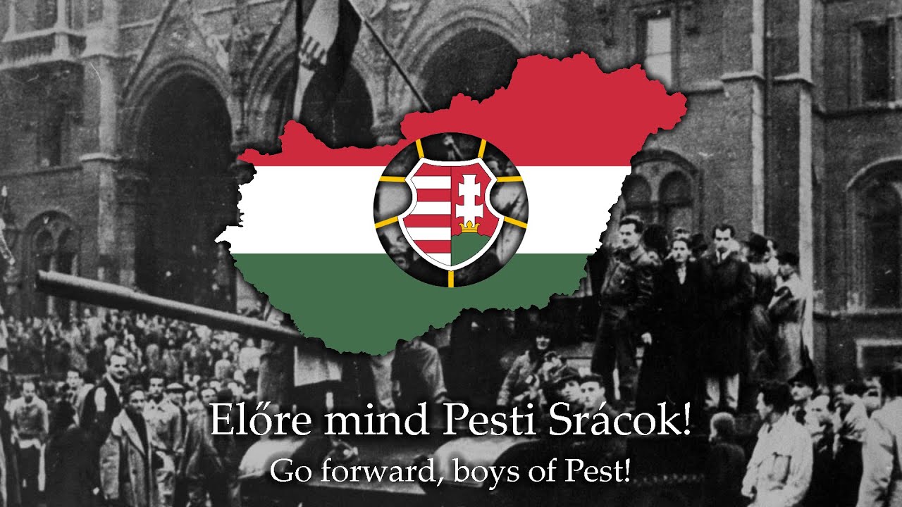 "Előre mind Pesti Srácok" (Go forward, boys of Pest) - Song about the ...