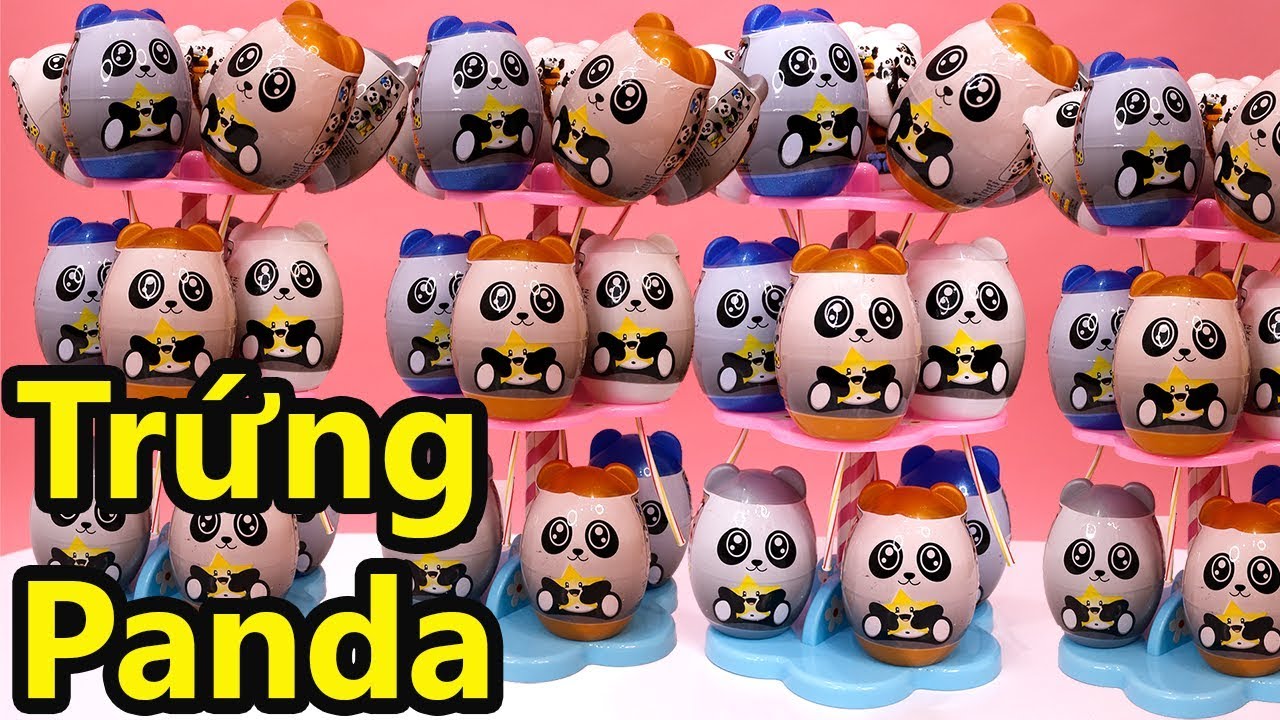 BÓC TRỨNG PANDA - PANDA SURPRISE EGGS - YouTube
