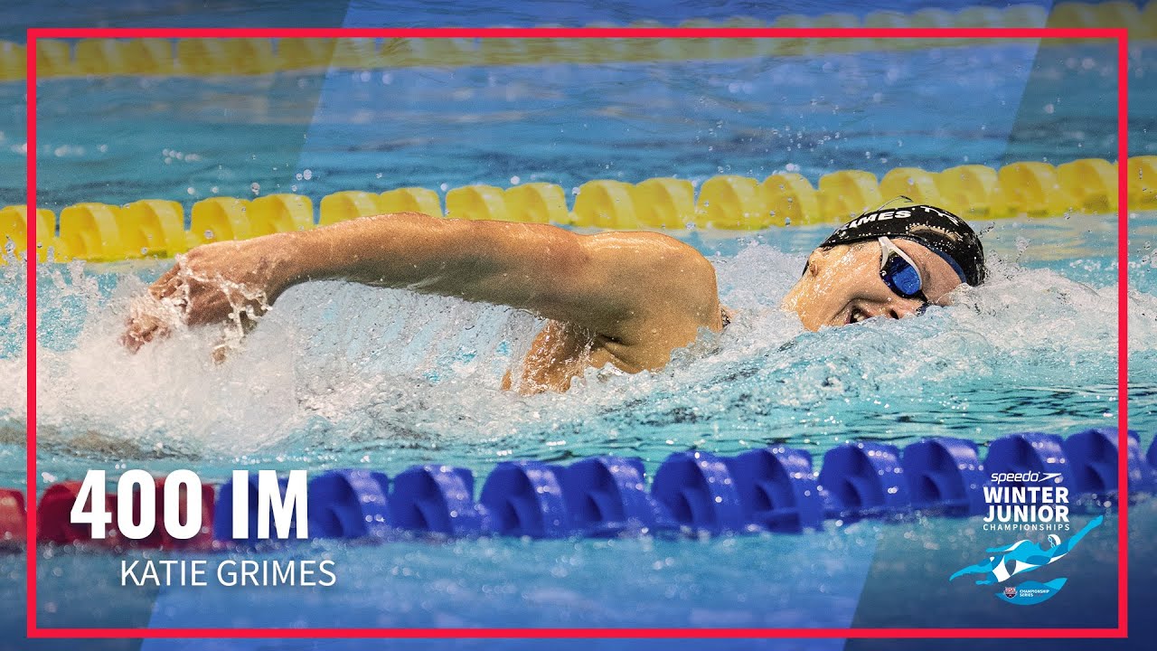 Katie Grimes Swims a 3:57.02 in Women's 400 IM | 2022 Speedo Winter ...