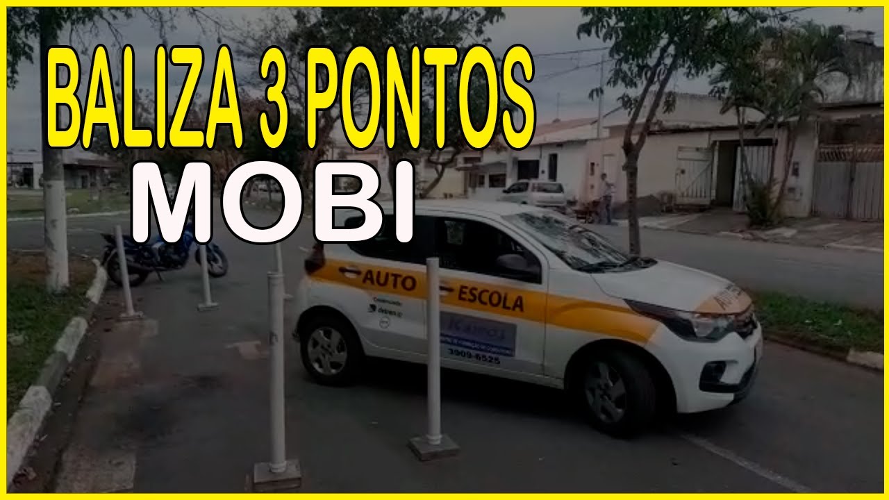 Como Fazer Baliza MOBI 3 Pontos Instrutora Josi #detransp - YouTube