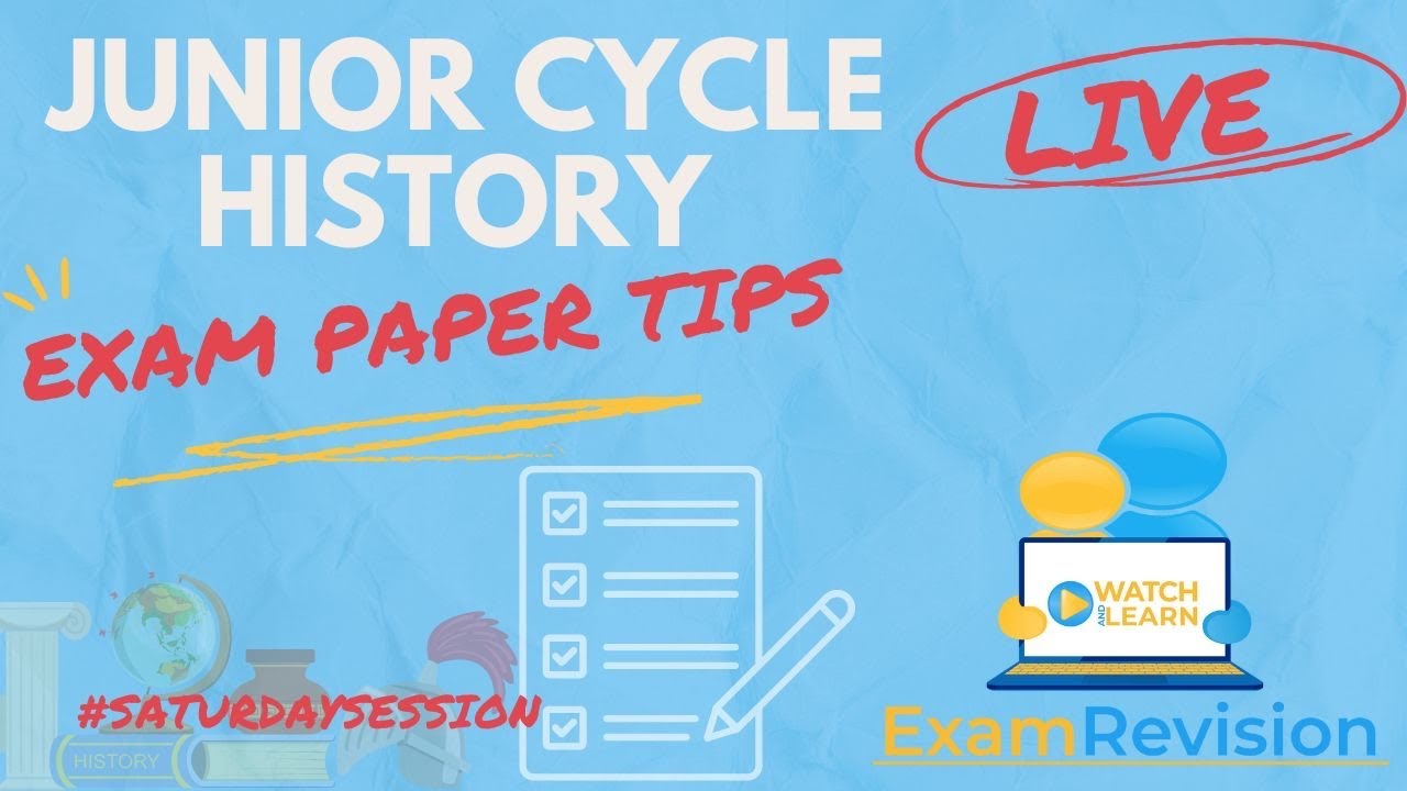 Junior Cycle History 2023 Exam Paper Tips - YouTube