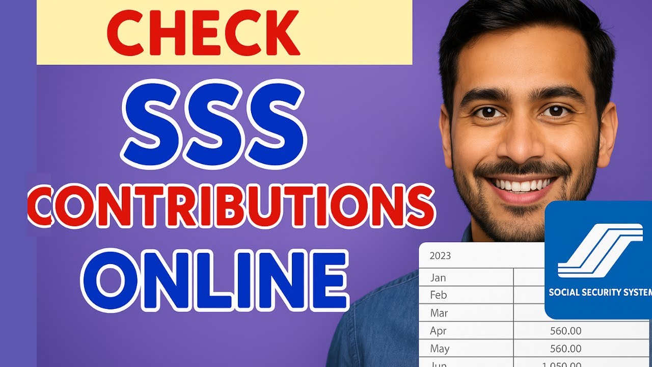How To Know SSS Contribution online | Paano Mag check ng sss ...