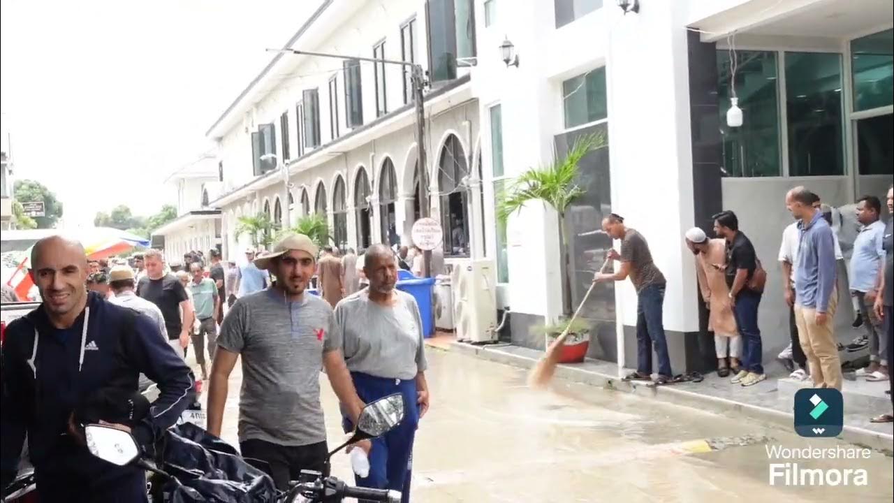 تغطيه خفيفه في مدينه بتايا الجميله في جو ماطر@ - YouTube