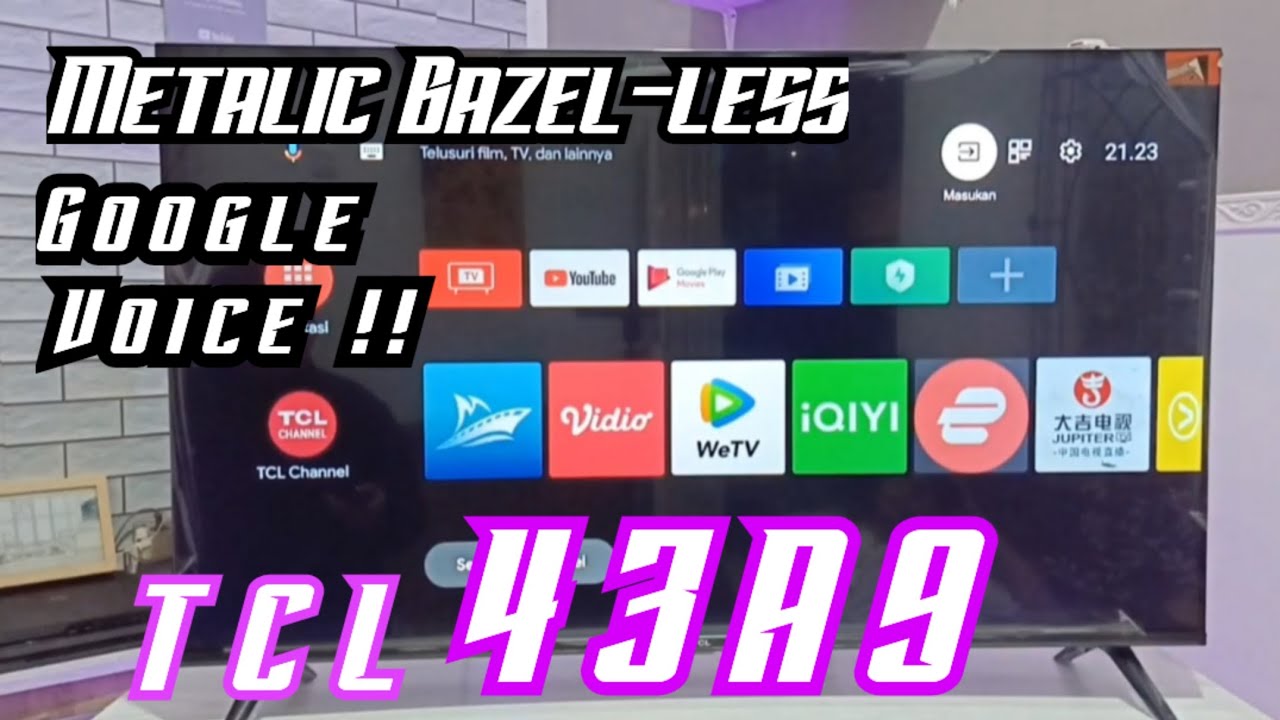 REVIEW TV LED TCL 43inch TYPE 43A9 MURAH SPEK OK BANGET ‼️‼️ - YouTube
