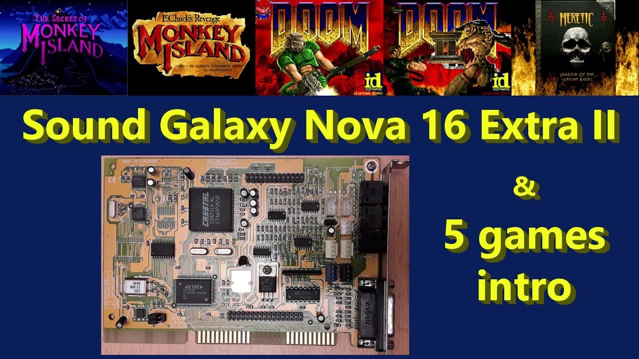 Sound Galaxy Nova16 Extra II & 5 games intro - YouTube