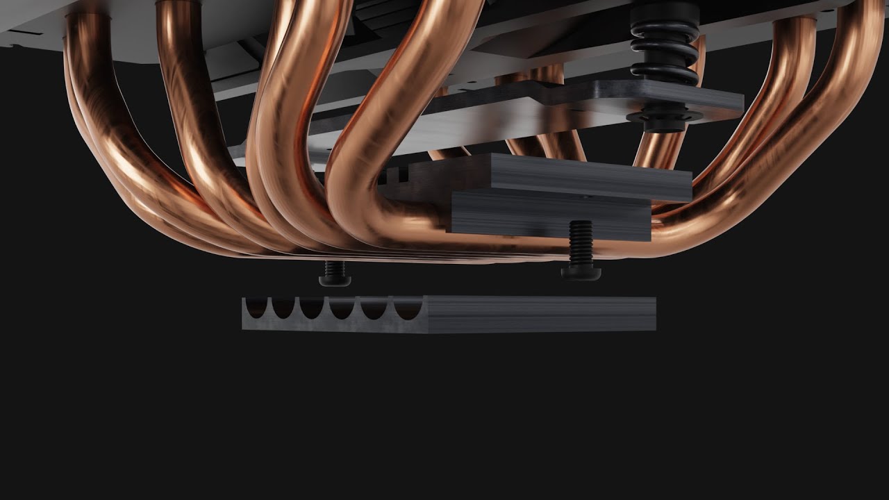 CGI cpu cooler animation made with Blender 3d - YouTube